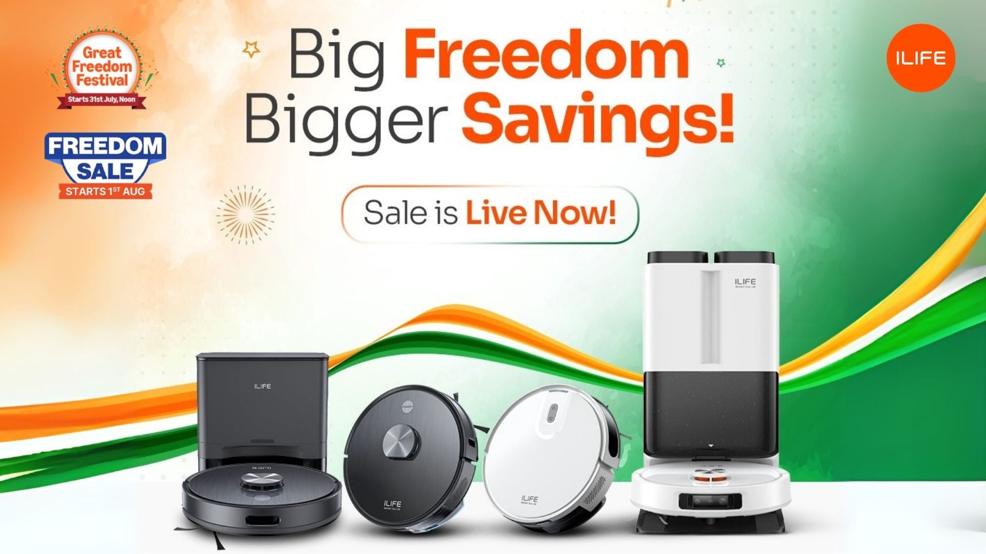 Freedom From Everyday Struggles with ILIFE Robot Vacuums on Freedom Sale 2025