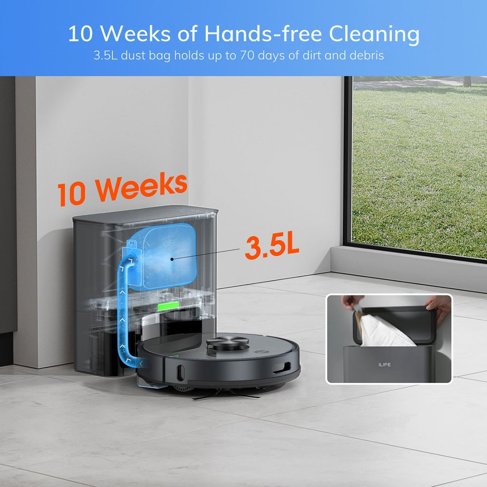 ILIFE T20s | Advanced Self-Emptying Robot Vacuum & Mop