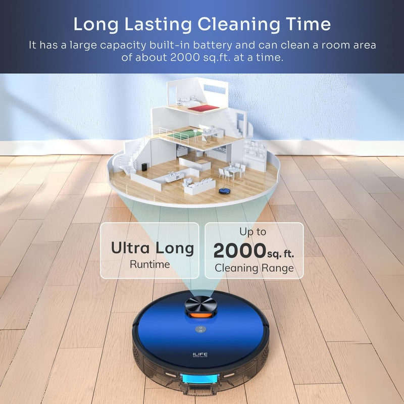 ILIFE T10s - Self Emptying Robotic Vacuum and Mop