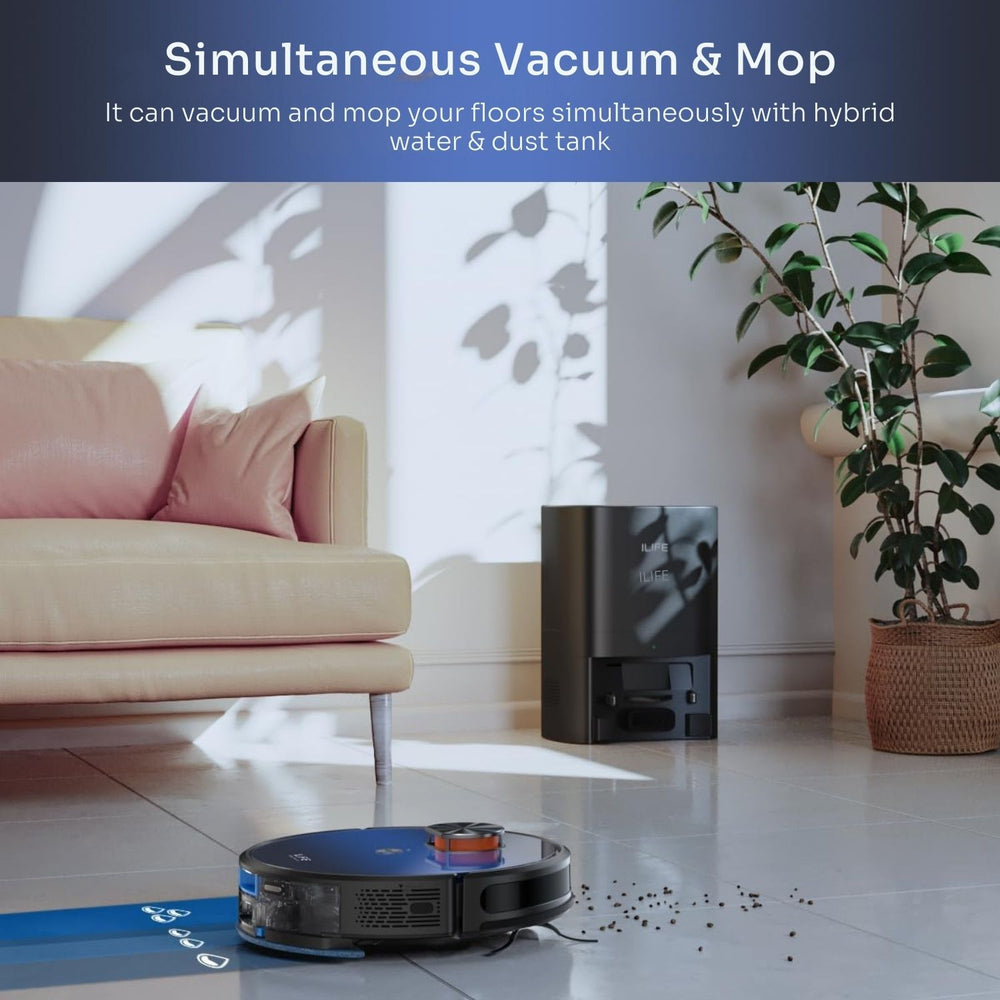 ILIFE T10s - Self Emptying Robotic Vacuum and Mop