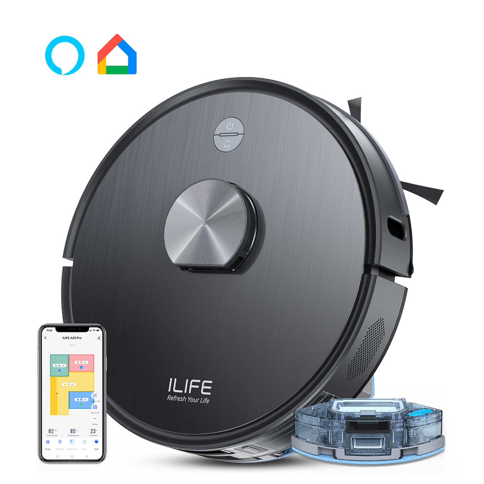 ILIFE A20 Pro | Advanced LDS Navigation Vacuum