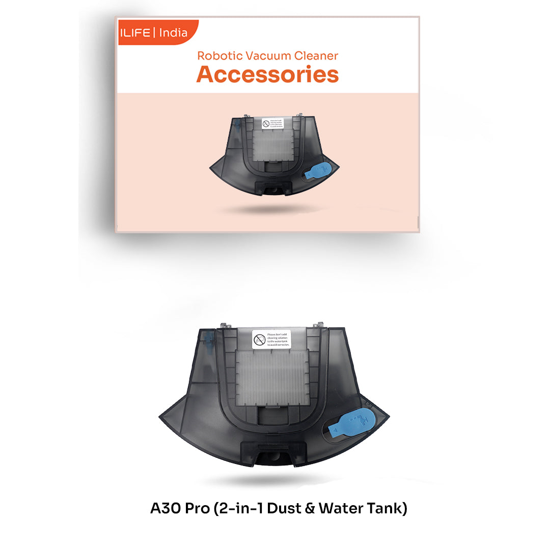 ILIFE A30 Pro Hybrid Dust & Water Tank | Efficient Dirt Storage