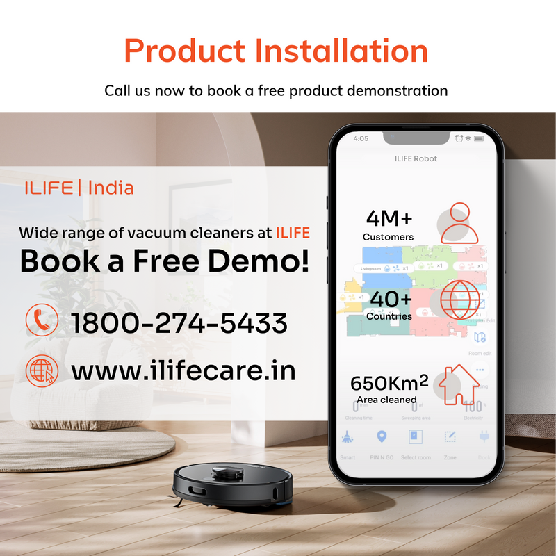 ILIFE A20 | LiDAR Navigation Robot Vacuum Cleaner.