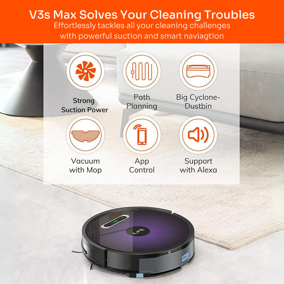 ILIFE V3s Max | Versatile 2-in-1 Vacuum Cleaner