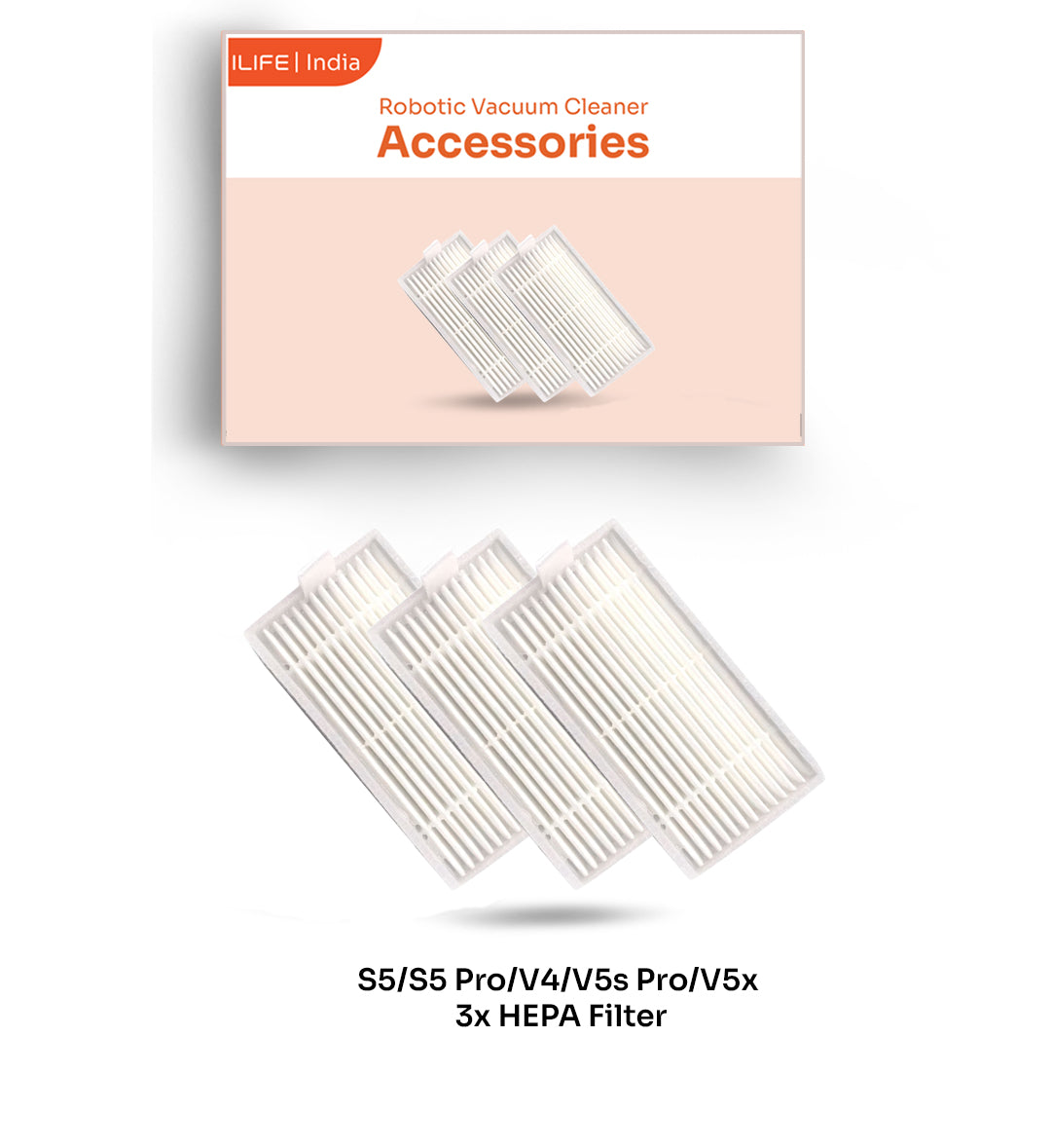 ILIFE S5/S5 Pro/V4/V5s Pro/V5x HEPA Filter for Dust-Free Cleaning