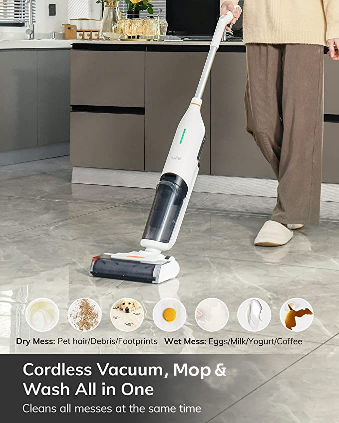 ILIFE W90 Wet & Dry Cordless Stick Vacuum Cleaner – ILIFE Robots